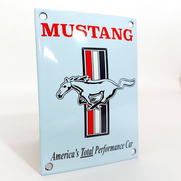 Mustang - plaques émaillées (SUPERB)