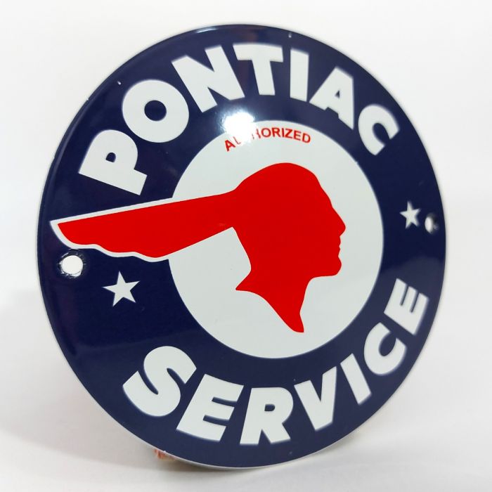 Pontiac Service- plaques émaillées (SUPERB)