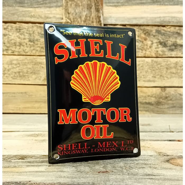 Shell Motor Oil - plaques émaillées (SUPERB)