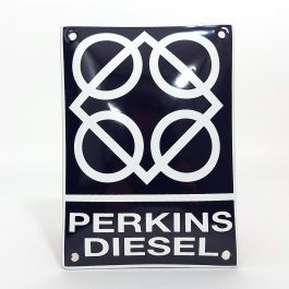 Perkins Diesel - plaques émaillées (SUPERB)