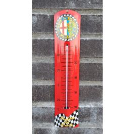 Emaille thermometer Alfa Romeo Milano